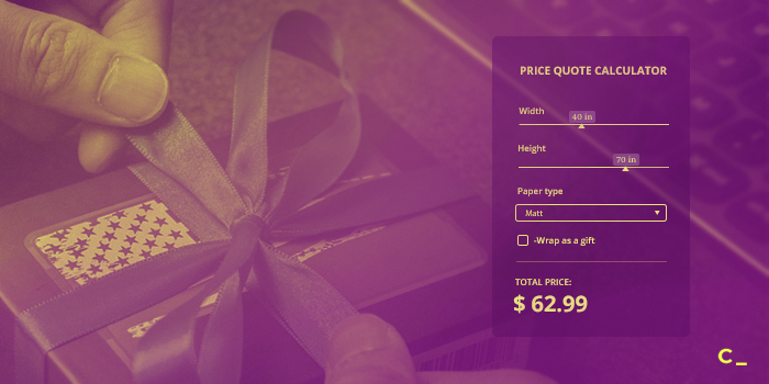 Online Price Calculator Guide | CALCONIC_