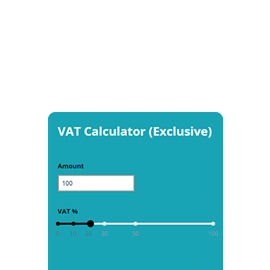VAT | Build and Embed your Calculator | CALCONIC_